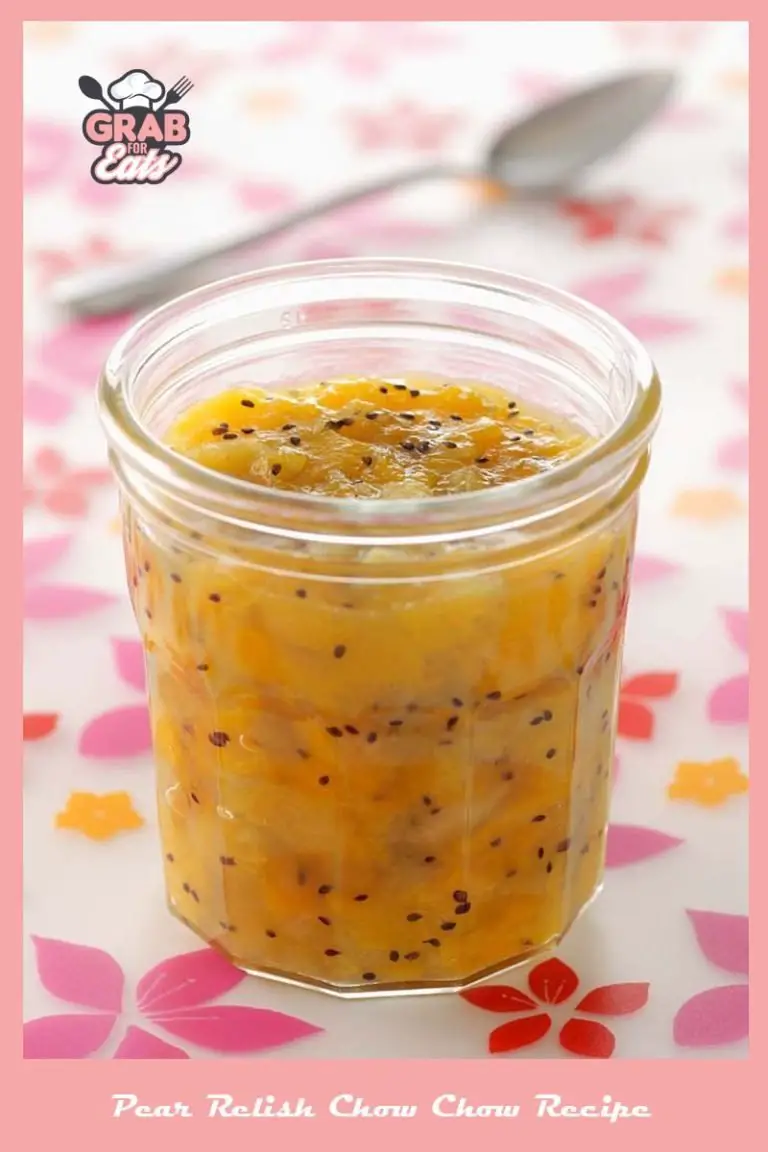 Pear Relish Chow Chow Recipe - 2025